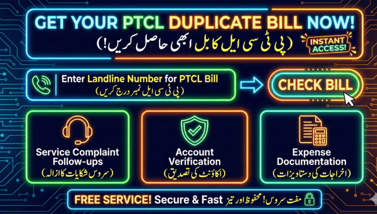 Duplicate Bills Online Pakistan – Electricity, Gas & Water